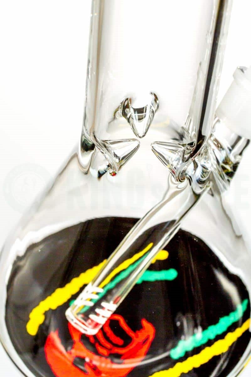 AMG - Glass 18 inch Bob Marley Beaker Bong | KING's Pipe