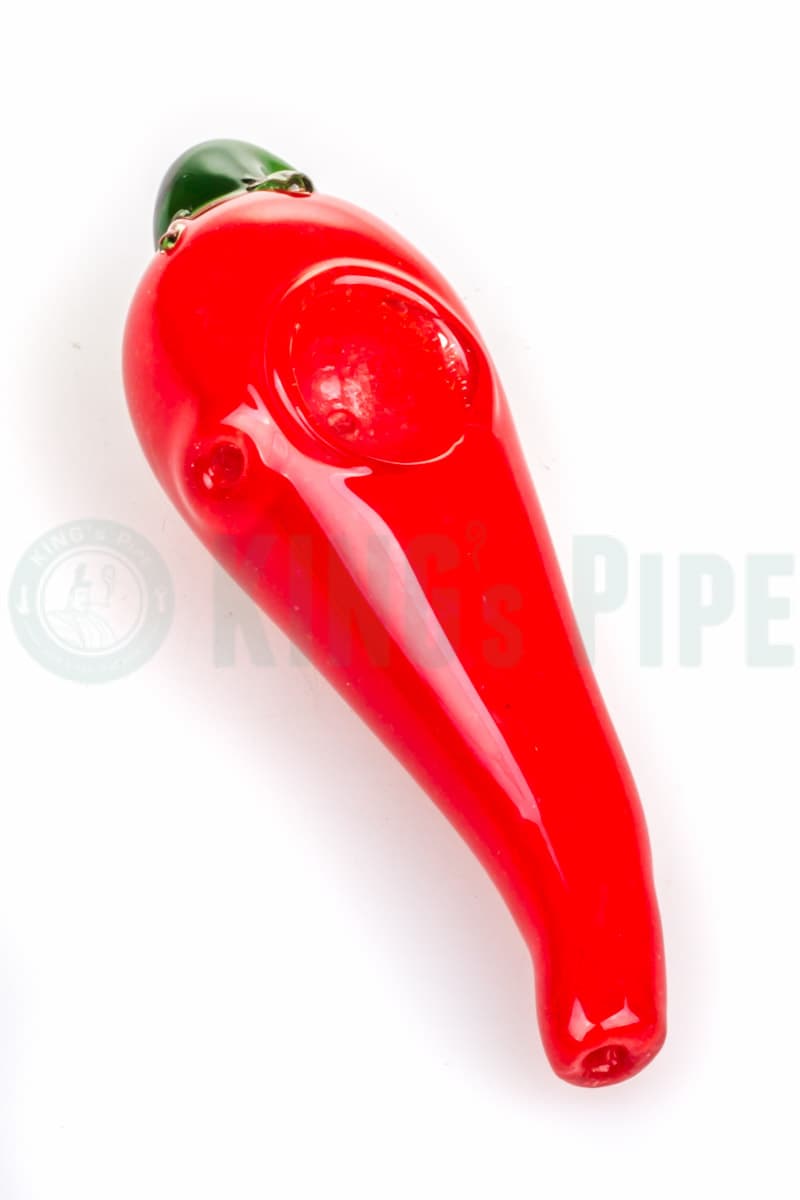 Chili Pepper Glass Hand Pipe | KING's Pipe Online Headshop
