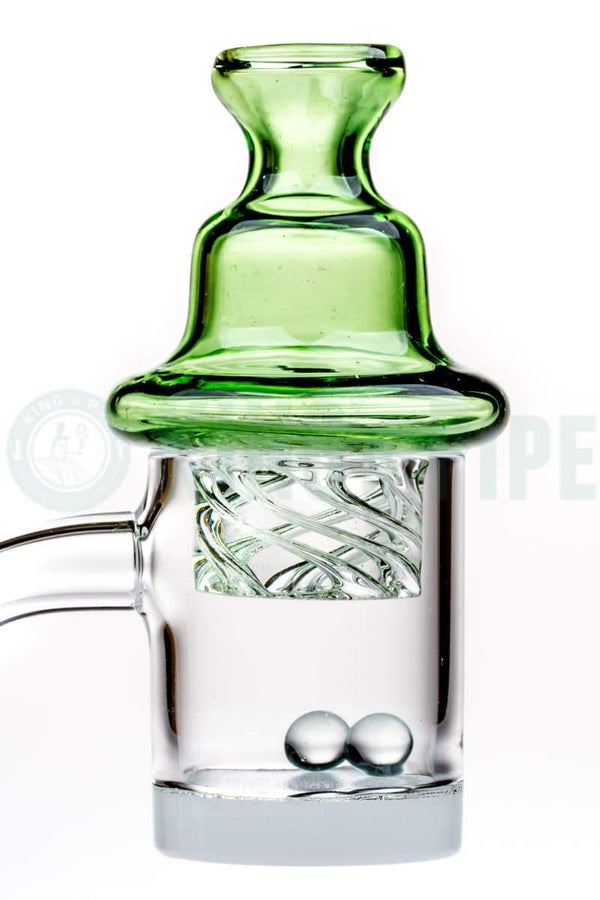 Spinner Carb Cap with 2 Terp Pearls Set | KING's Pipe