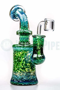 Emerald Green Mini Dab Rig | KING's Pipe Online Headshop