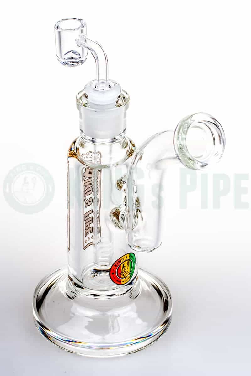 KING's Pipe Glass - 9mm Bubbler Dab Rig (US Local Made)