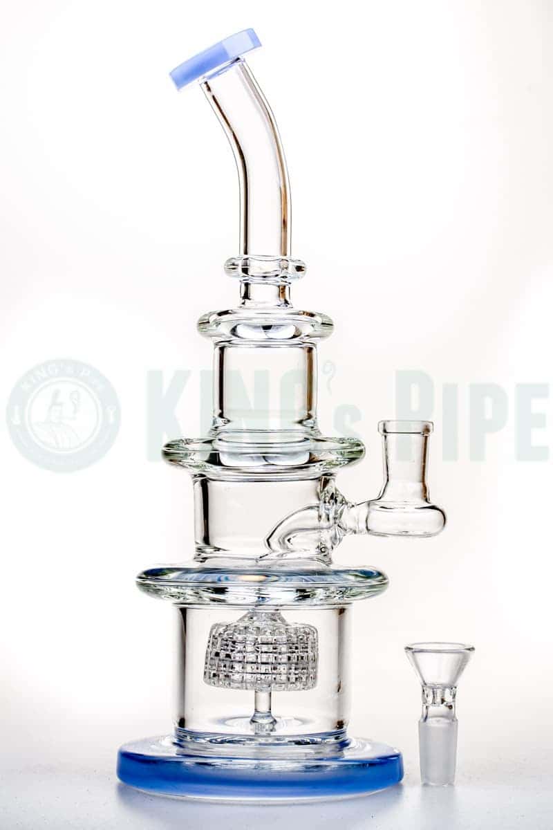 Pyramid Style Matrix Perc Water Pipe Bong | KING's Pipe
